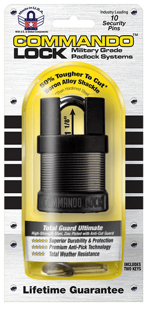 Commando Lock | Bolt Cutter Proof Shrouded Padlock | Tactical High Security
