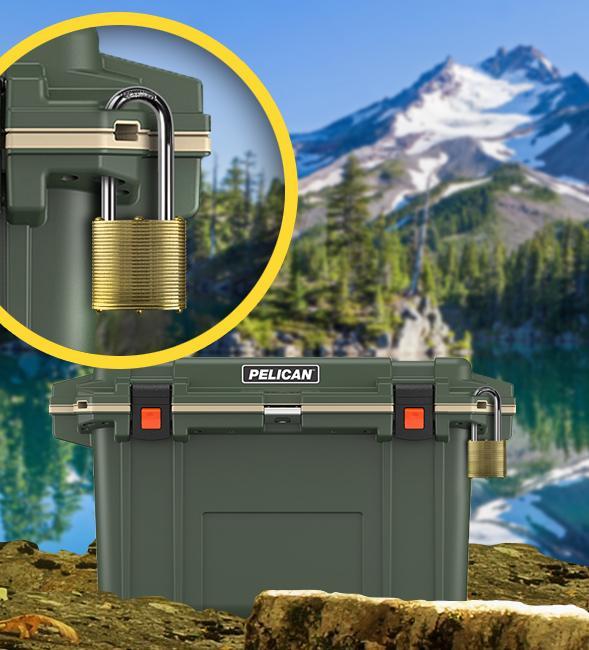 Commando Cooler Lock Cable | 2 Brass PadLocks | Outdoor Cable Locks ...
